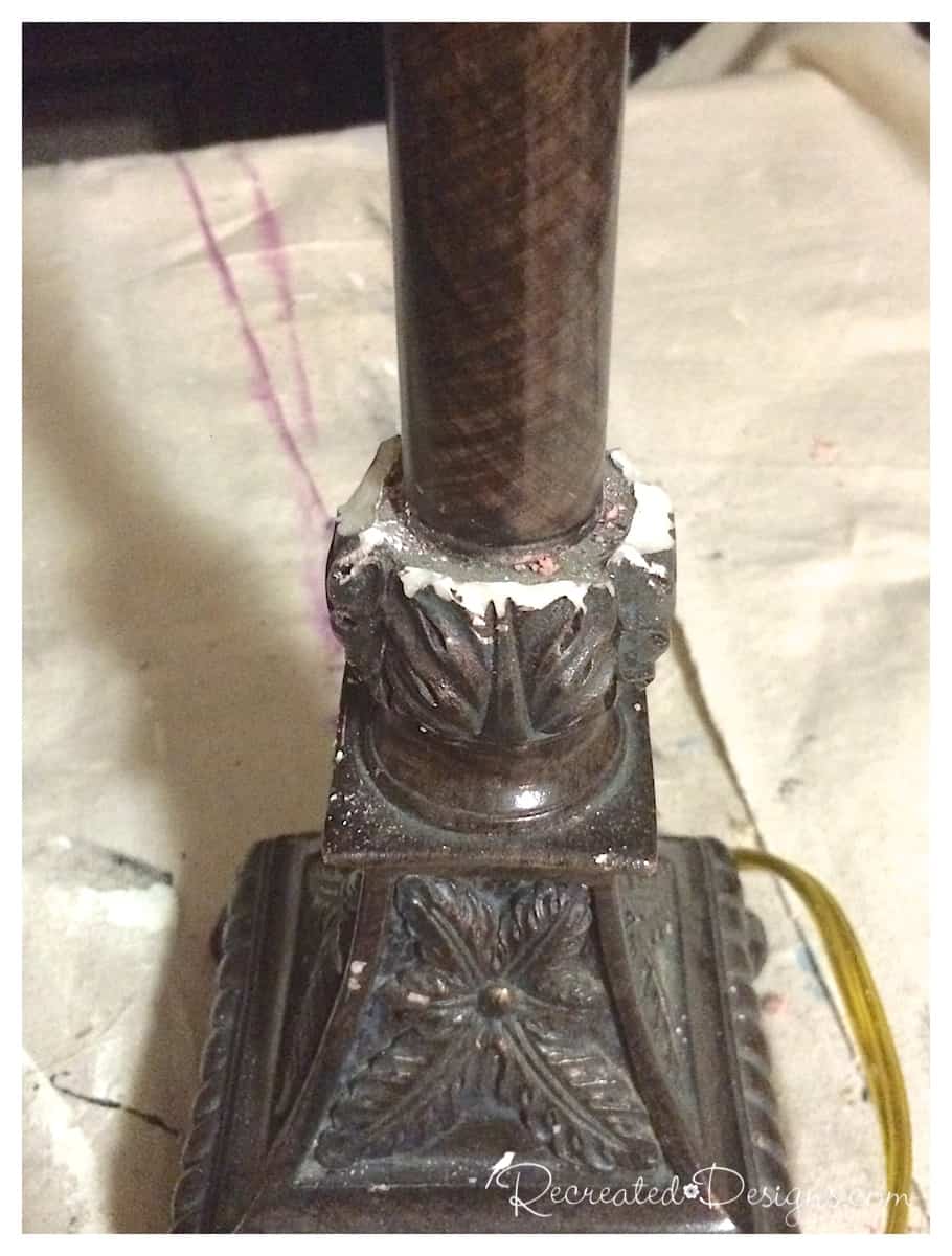 Making a Broken Lamp Beautiful Again - Recreated Designs