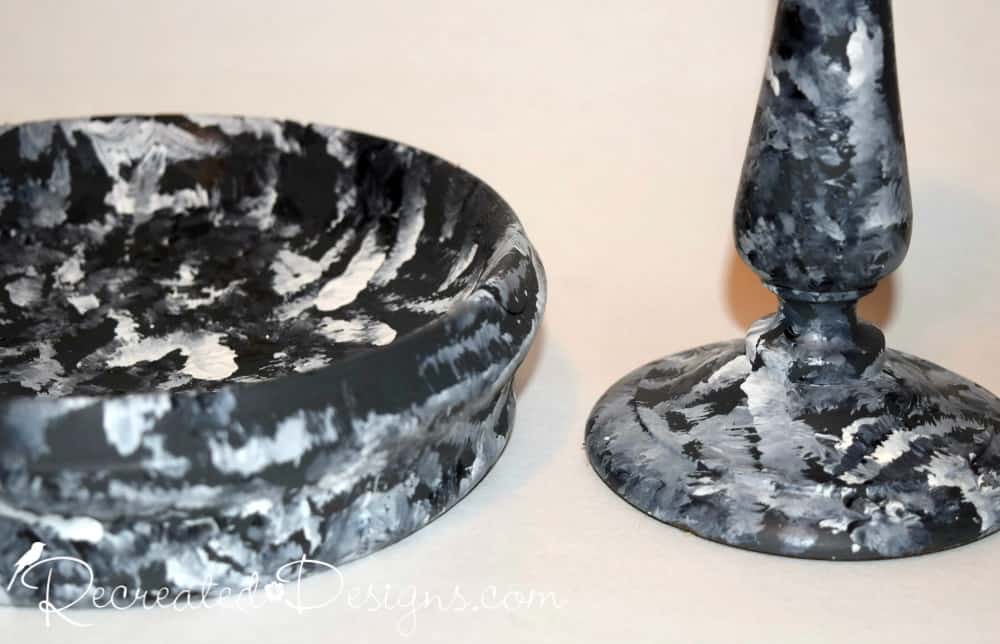 Painting Thrift Store Finds to Look Like Galvanized Metal - Recreated ...