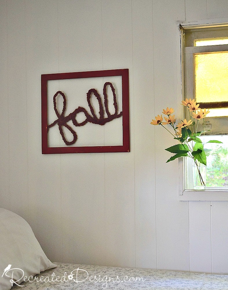 Colourful Wire Word Art Perfect for Fall - Recreated Designs