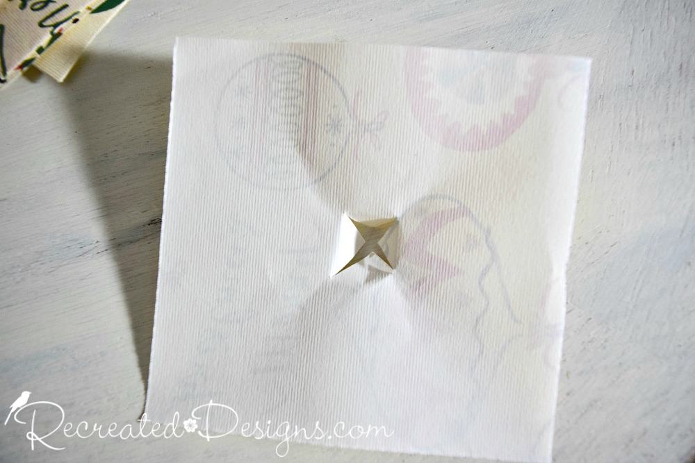 Pretty Christmas Paper Makes the Most Adorable Tree - Recreated Designs