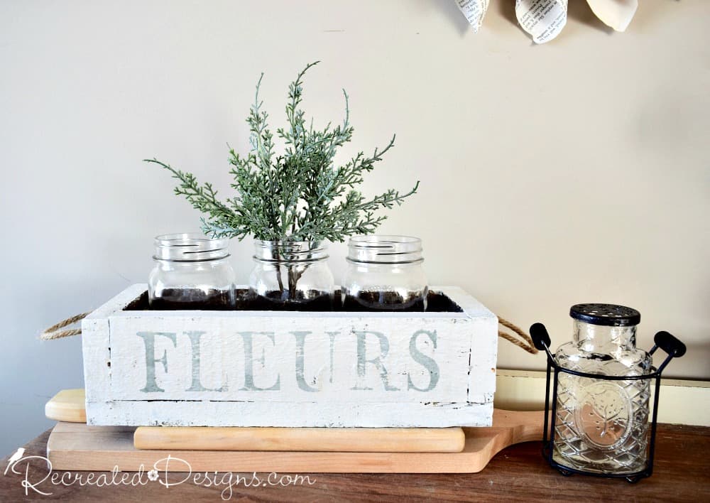How to Make Rustic Home Decor with IOD Stamps - Recreated Designs