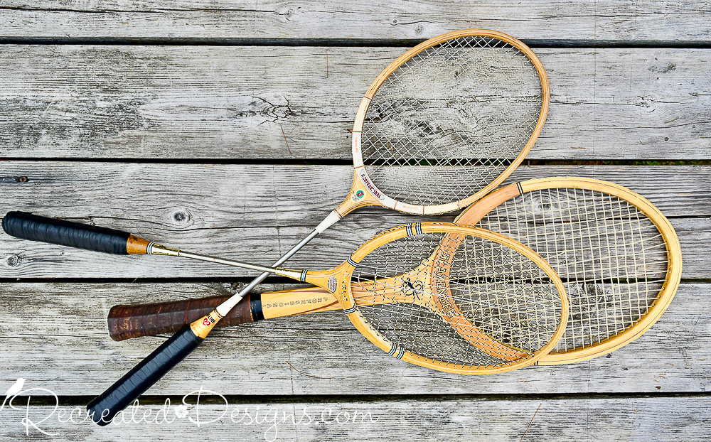 From Broken Old Rackets to Perfect Fall Pumpkins - Recreated Designs