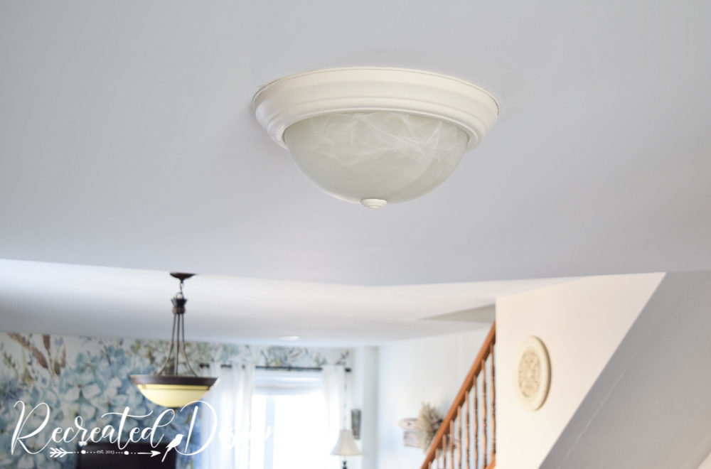 Give Your Ceiling Lights a Beautiful Update Without any Electrical Work ...