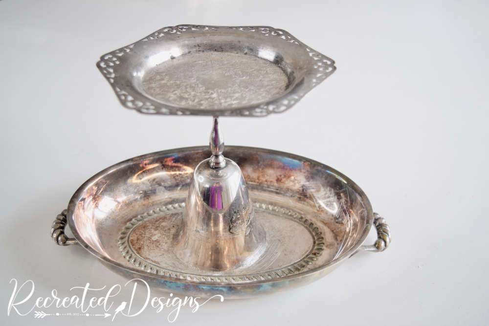 Grab 3 Vintage Silver Plate Pieces for This Cool Upcycle - Recreated ...