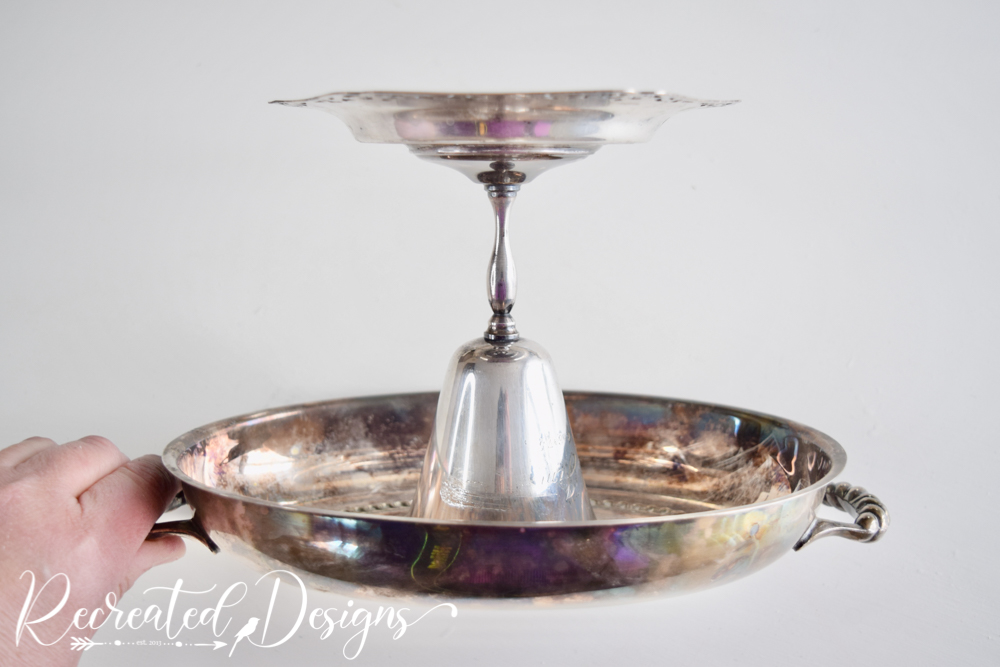 Grab 3 Vintage Silver Plate Pieces for This Cool Upcycle - Recreated ...