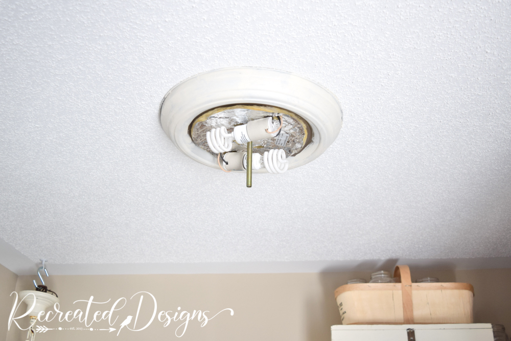 So You Broke Your Ceiling Light Cover? How to DIY a New One ...