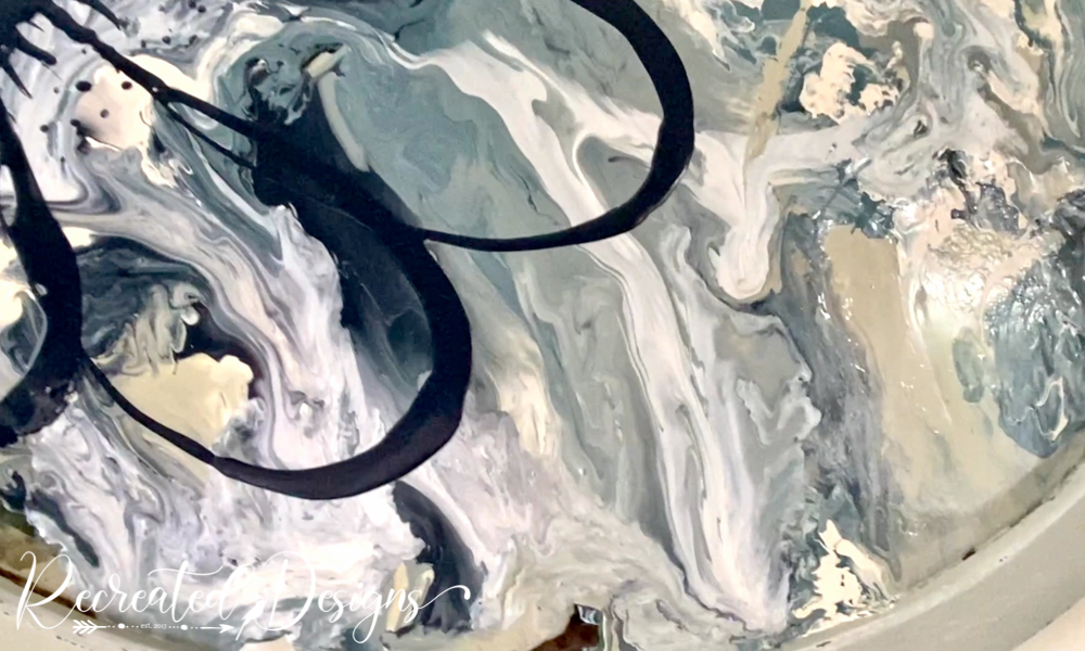 How to Create Incredible Art With Pouring Resin Over a Thrifted Mirror ...