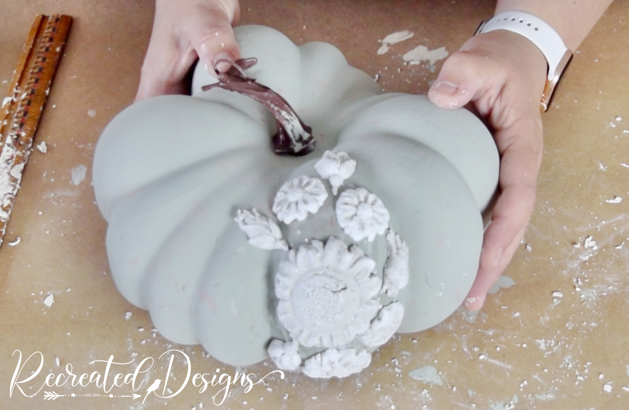 Make Incredible Magazine Worthy Fall Decor Using Cheap Plastic Pumpkins ...