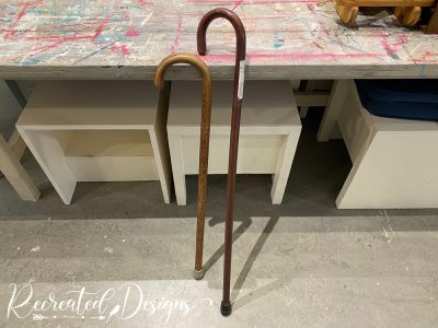 Upcycle Thrifted Wooden Canes Into Vintage Inspired Holiday Decor ...